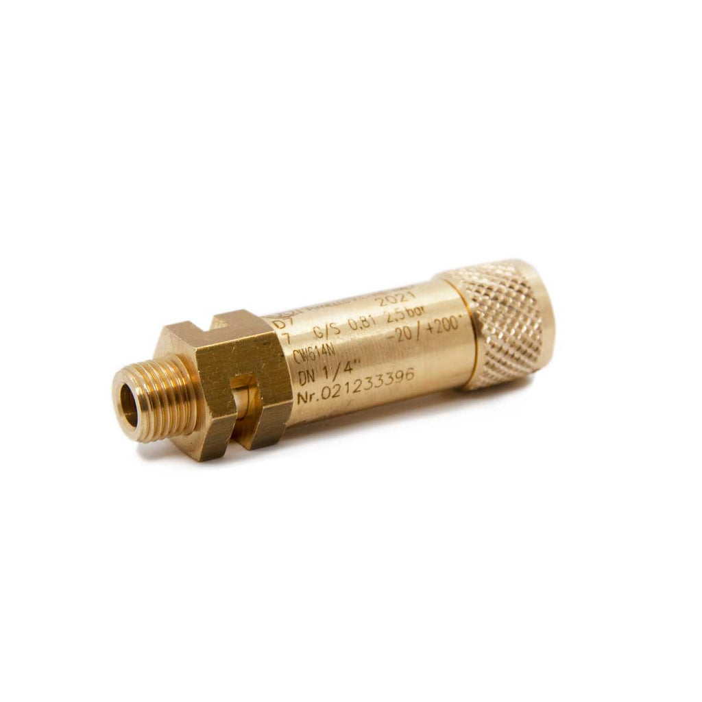 1/4" Threaded Boiler Pressure Relief Valve – Chris' Coffee